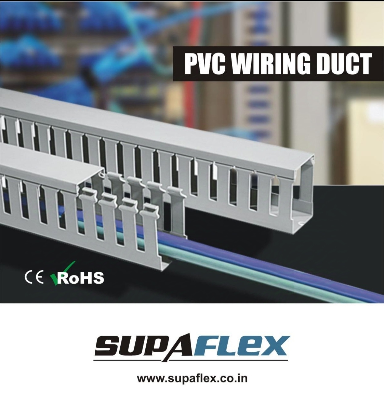 Supaflex PVC Wiring Duct - Flexible and Durable Cable Management | SME ...